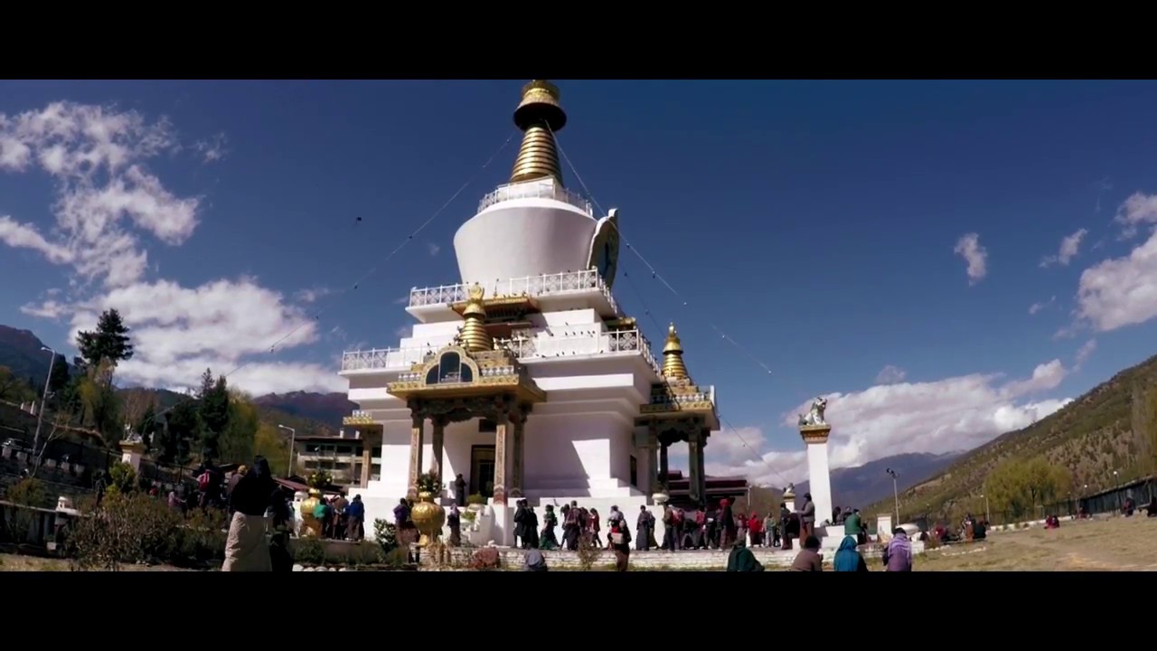 Aerial view of Bhutan - YouTube