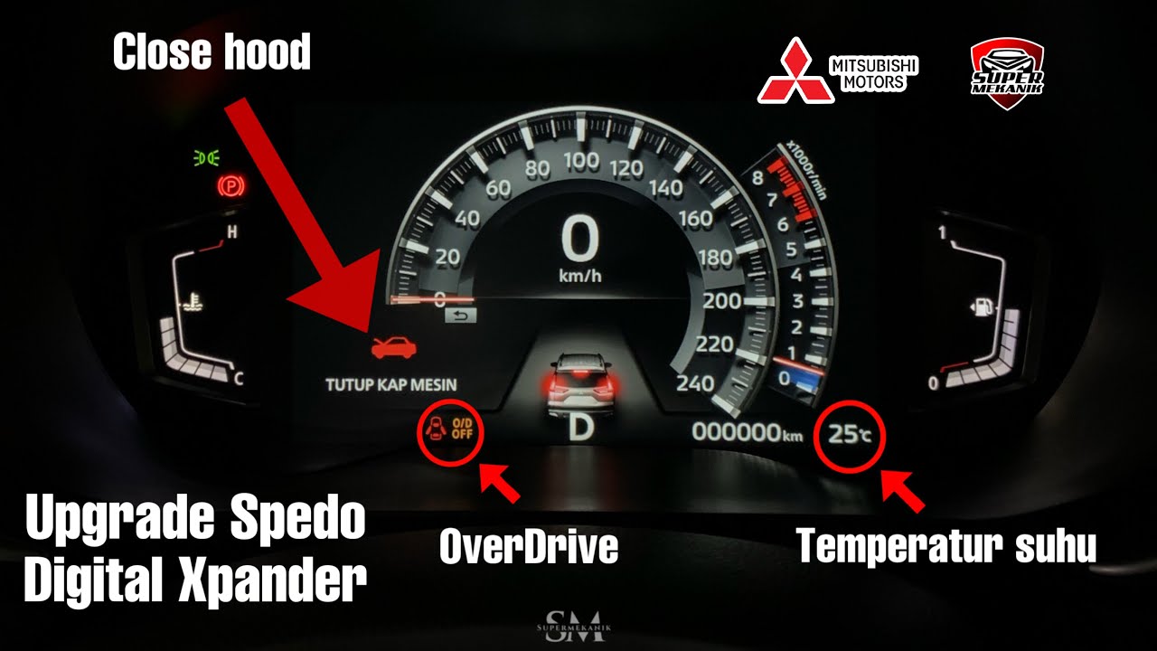 UPGRADE SPEDOMETER DIGITAL XPANDER CROSS 2020 || SUPERMEKANIK - YouTube