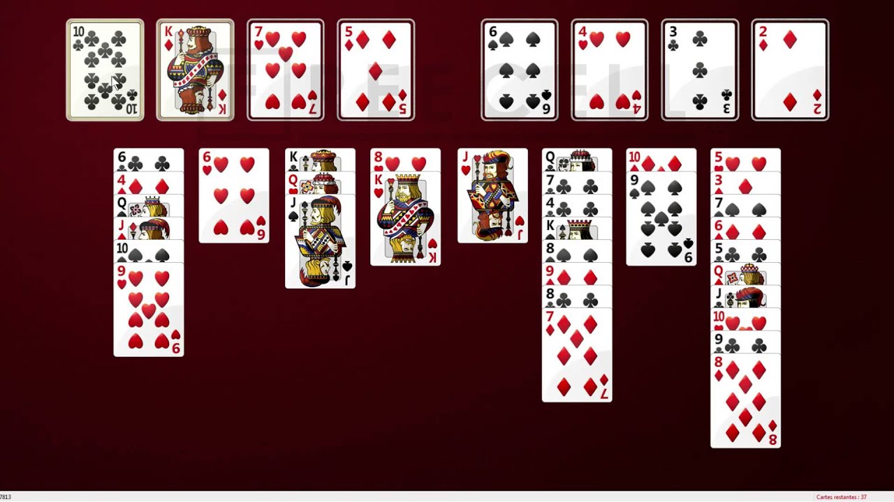Solution to freecell game #7813 in HD - YouTube