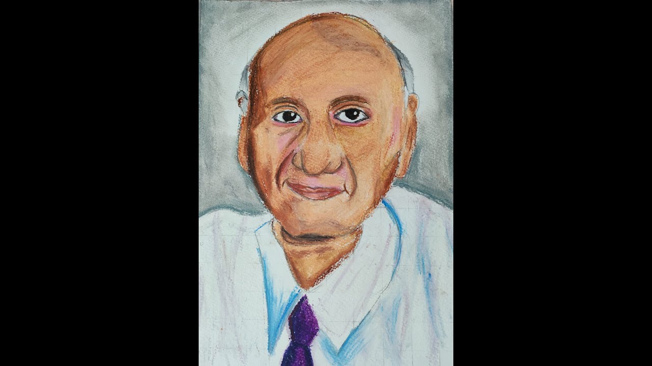 Dr. Stya Paul Ji Painting by Isha Monga - YouTube