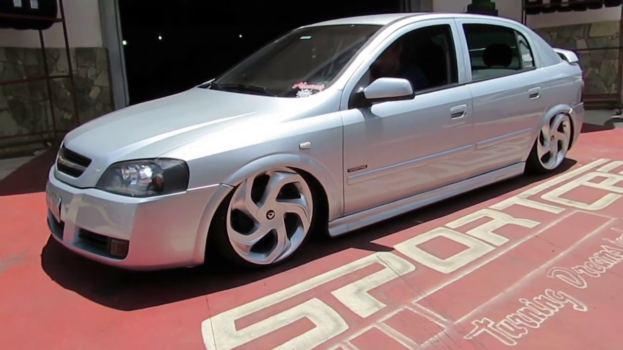 ASTRA COM RODAS VOLCANO CONCEPT ARO 18 + PNEUS 165/40/18 + AR - YouTube