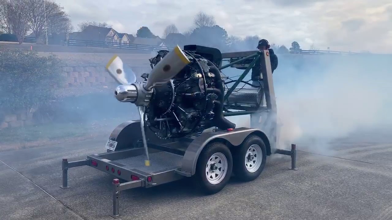 WW II Curtis Wright Twin Cyclone Aircraft Radial Engine - YouTube