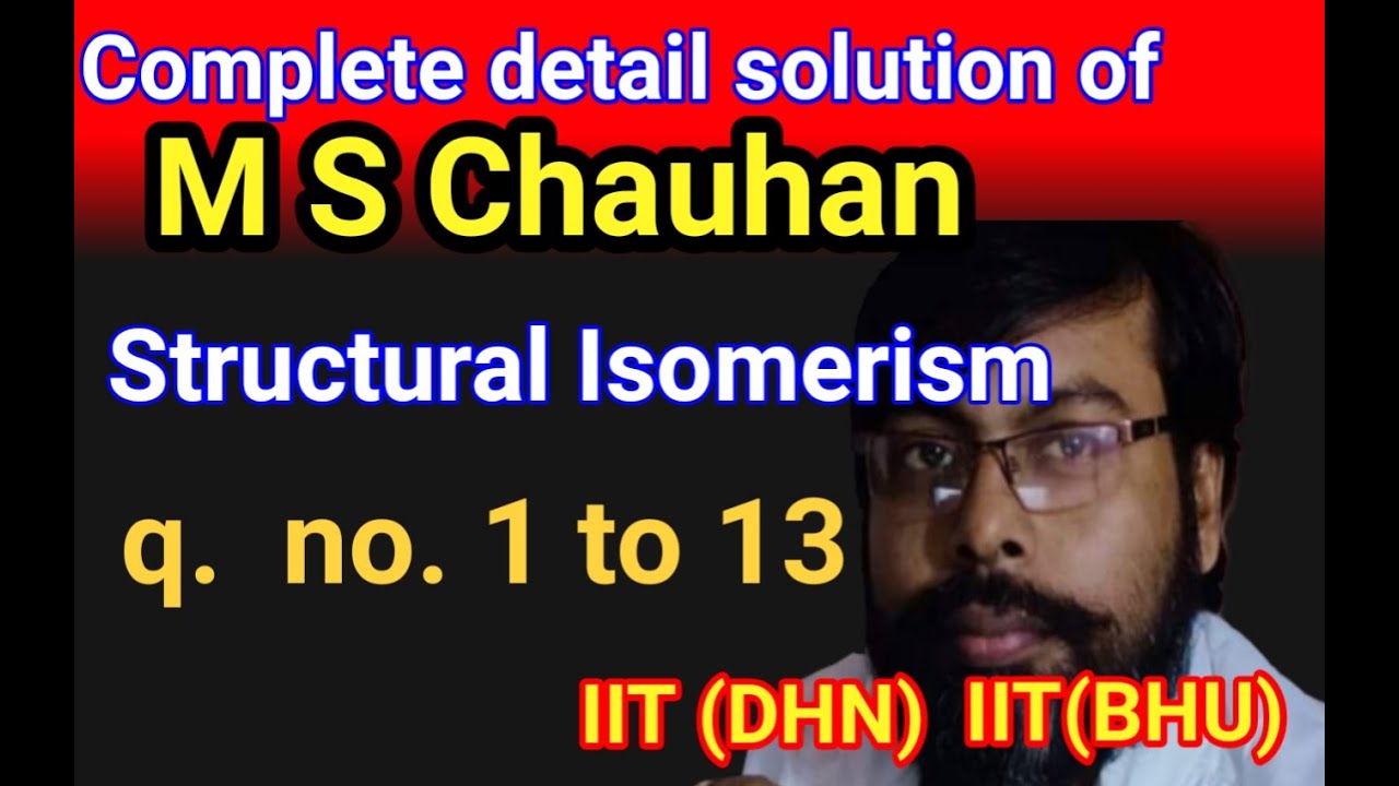 M S Chauhan Complete solution for JEE/NEET/11th/12th/Chemistry ...