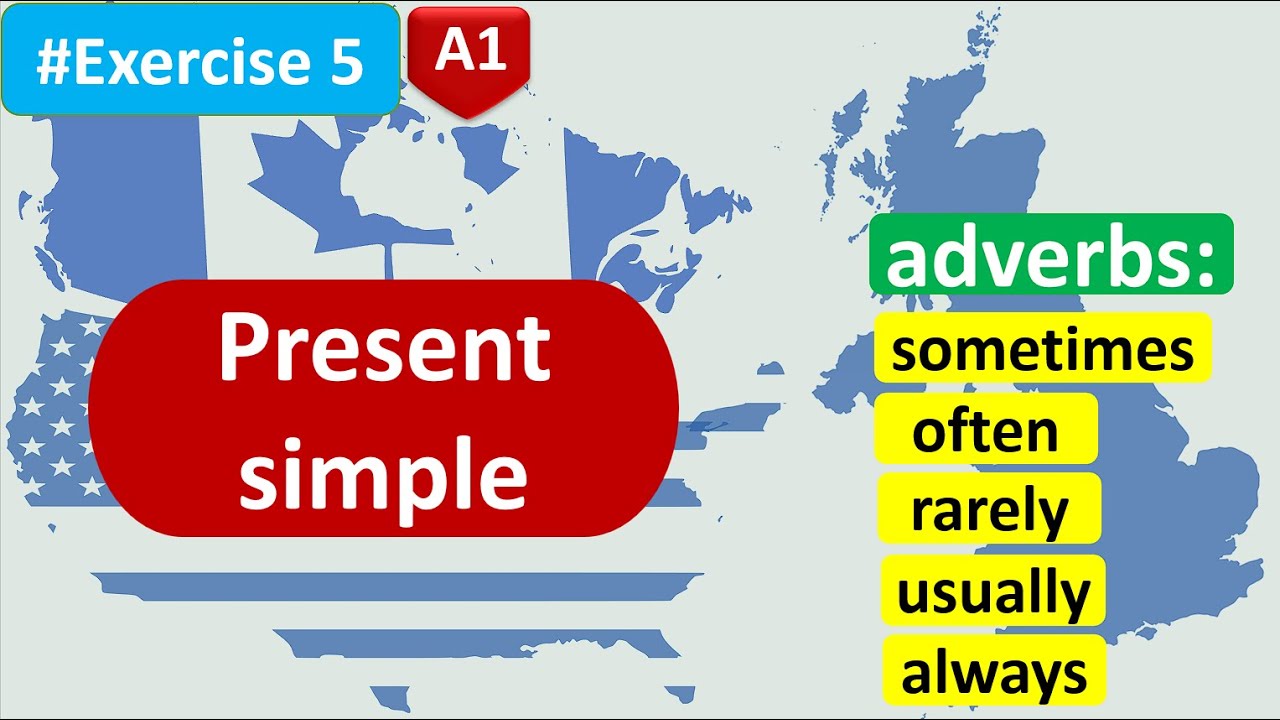 Exercise 5 of the Lesson 5. Level A1. Present simple tense Exercises ...