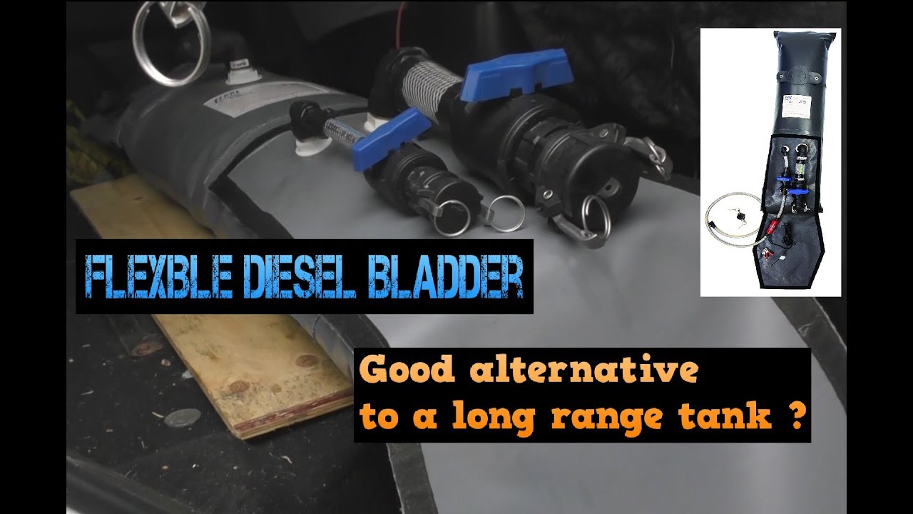 FlexiTank Diesel Bladder - alternative to a long range tank? - YouTube