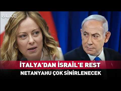 İtalya'dan Netanyahu'yu Sinirlendirecek Hamle! Büyük Rest... #sondakika