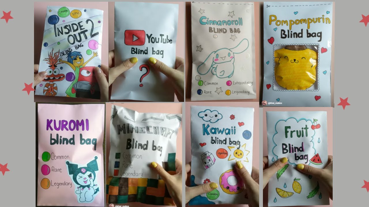 ⭐️ Blind Bag Opening Compilation | Paper DIY ⭐️ - YouTube