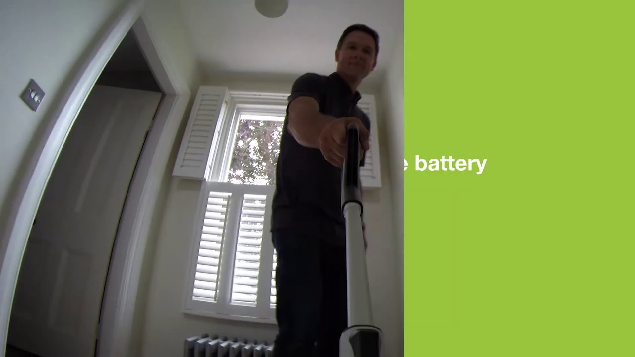 Gtech Power Sweeper SW02 Battery status and recharging the battery ...