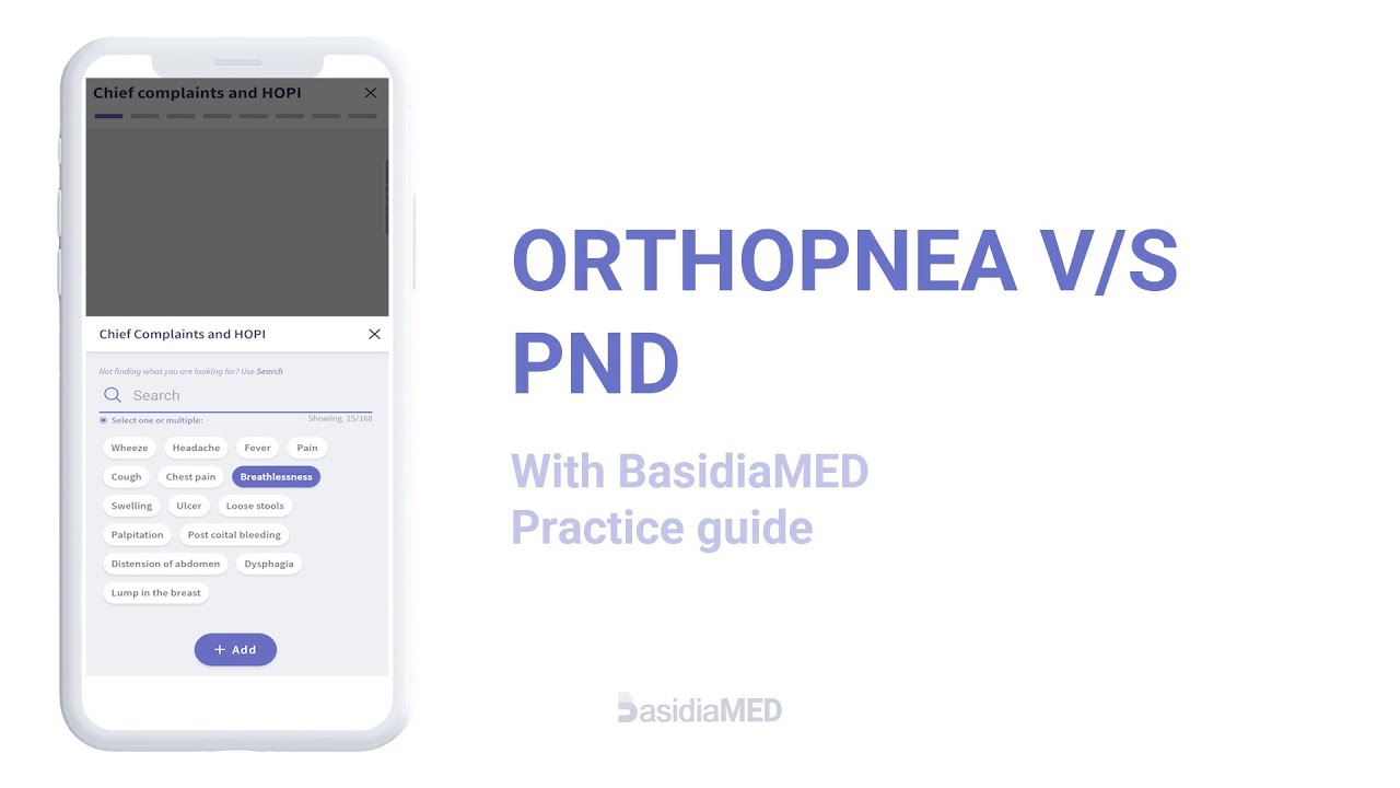 Orthopnea vs PND | BasidiaMED Practice - YouTube