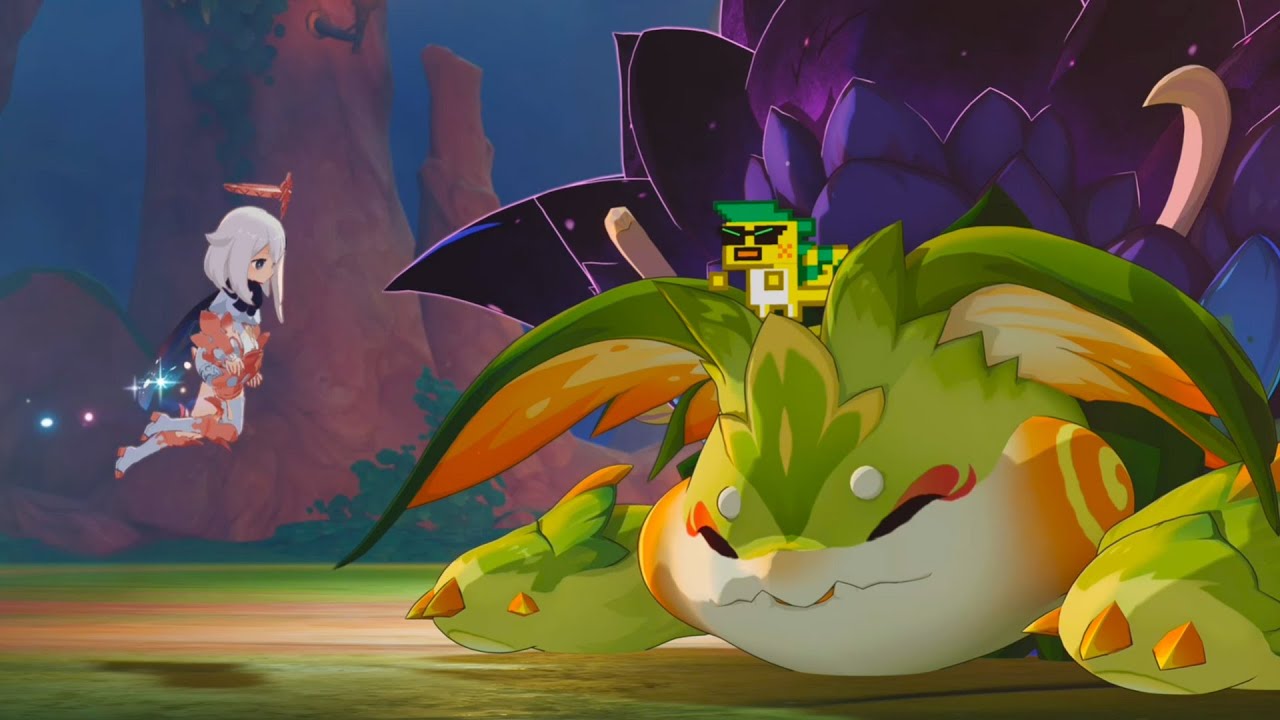 Digimon, Pokemon and Paimon in the same scene.... - YouTube