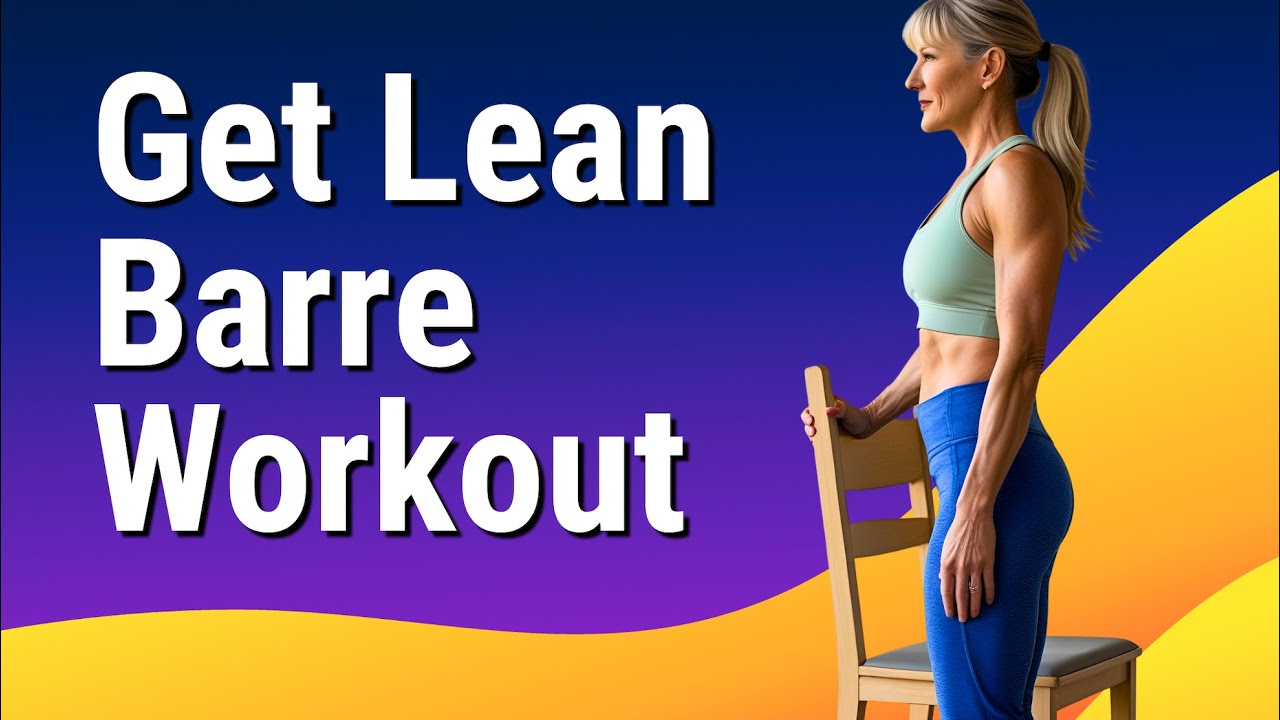 20-Min Chair Barre Workout for Women Over 40 – Sculpt Glutes, Slim ...