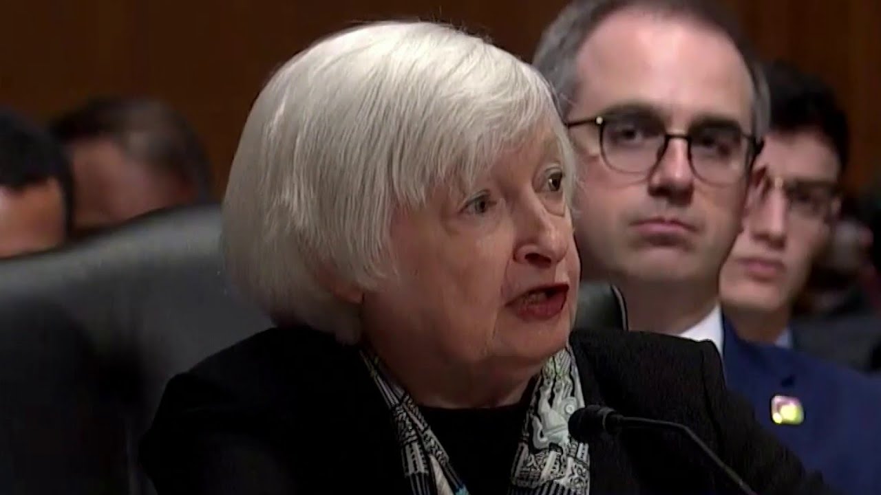 Yellen says banking system 'sound' despite recent failures - YouTube