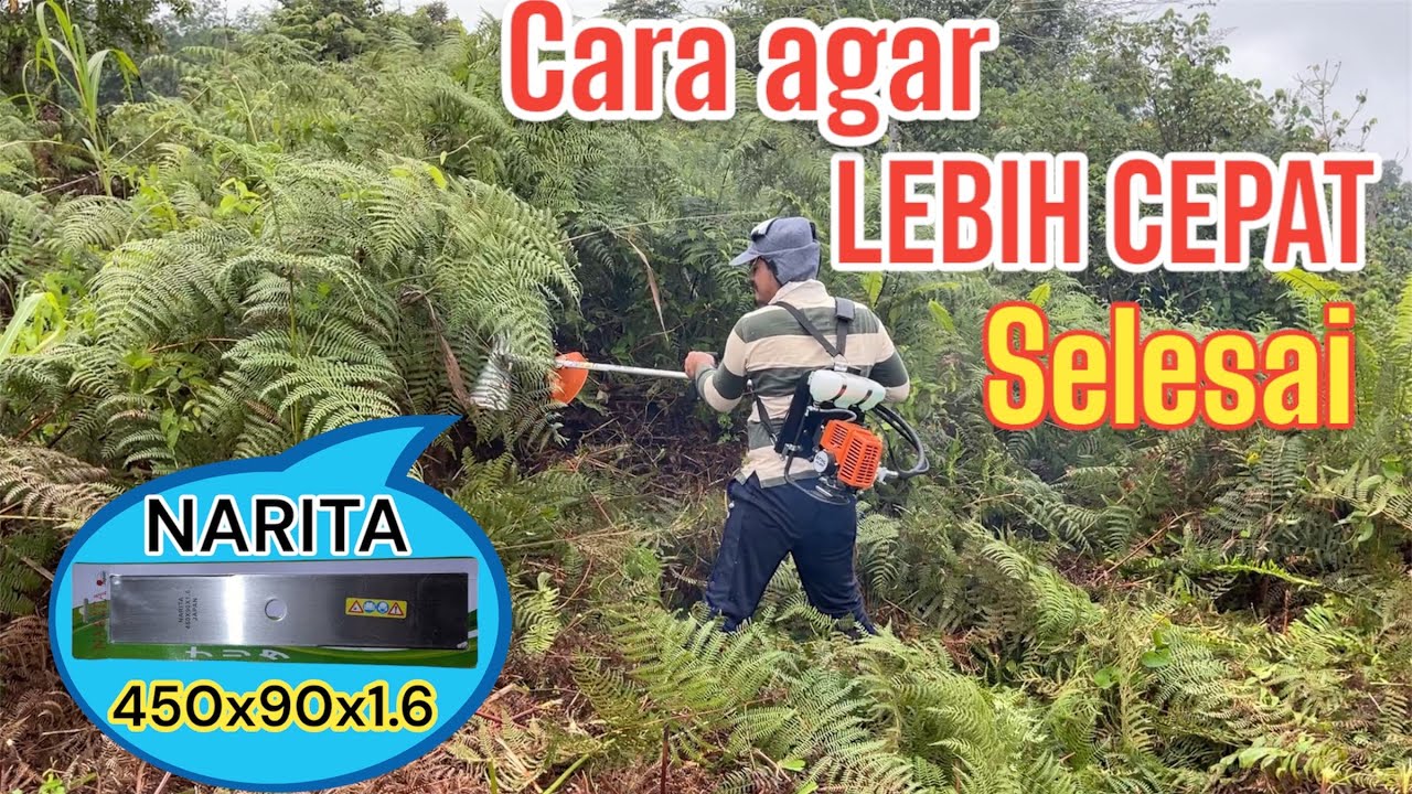 Pisau mesin Rumput panjang Narita made in japan•Rintis kebun•cara agar ...