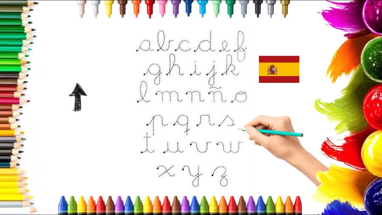 ALFABETO COMPLETO EN ESPAÑOL / DESENHO DE PINTAR - ABC Kids - YouTube