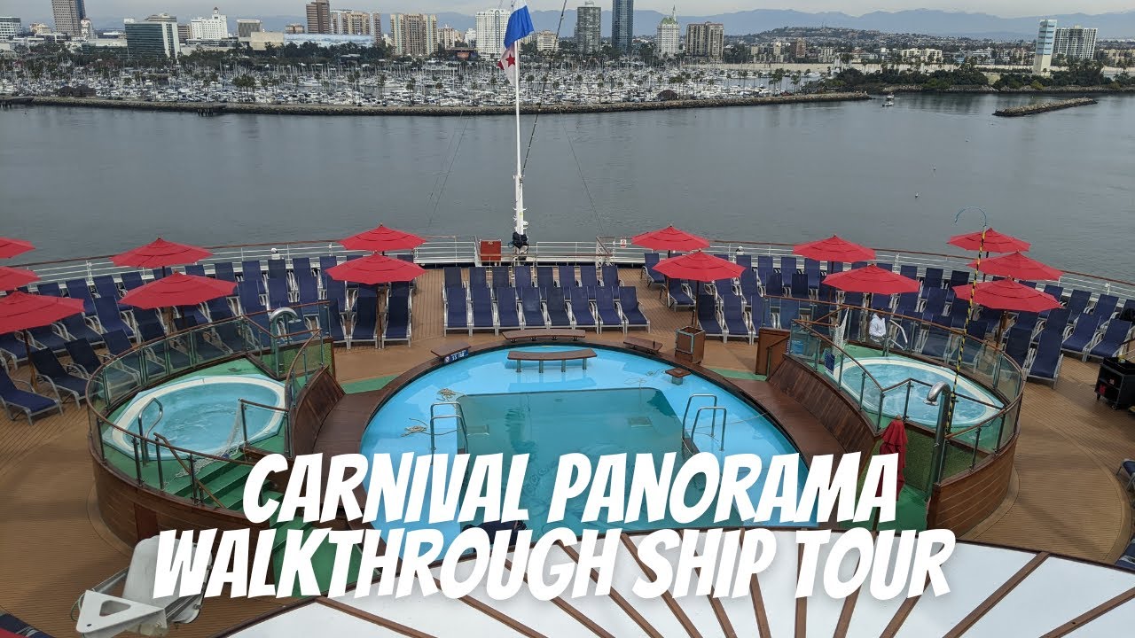 Carnival Panorama Walkthrough Ship Tour including Balcony Cabin 9292 ...