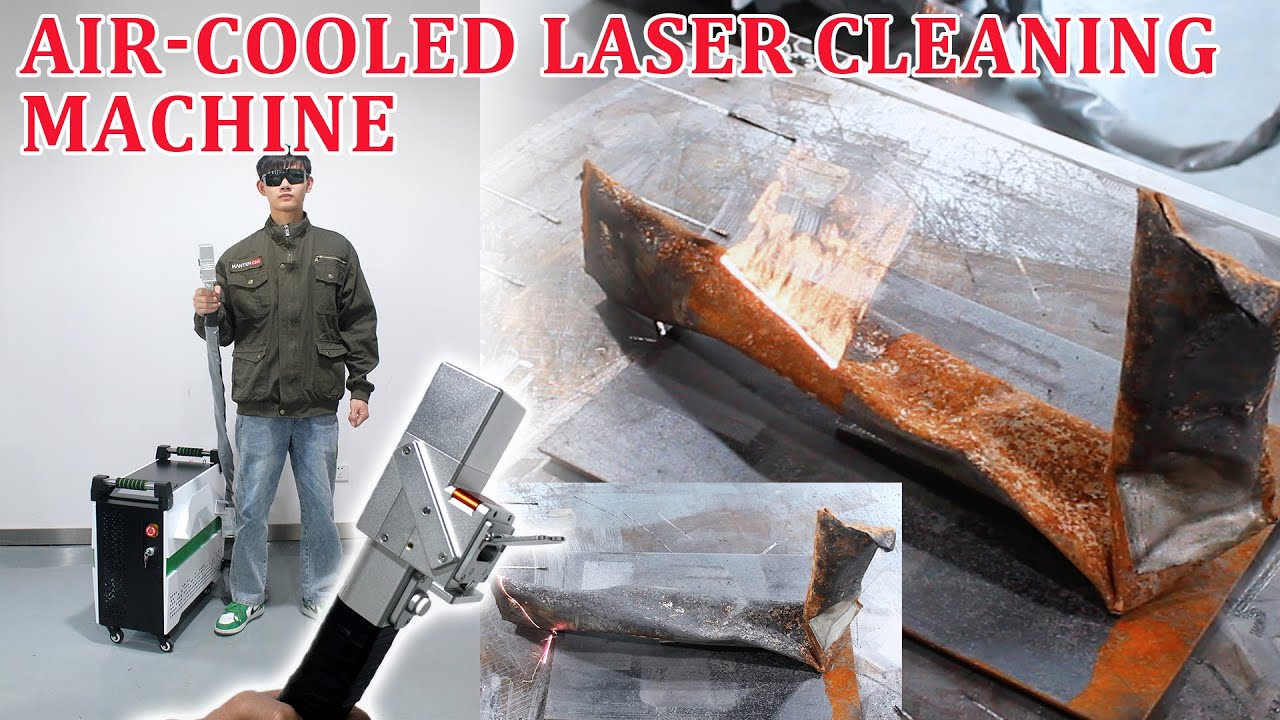 Air-cooled laser cleaning machine: machine appearance display and ...