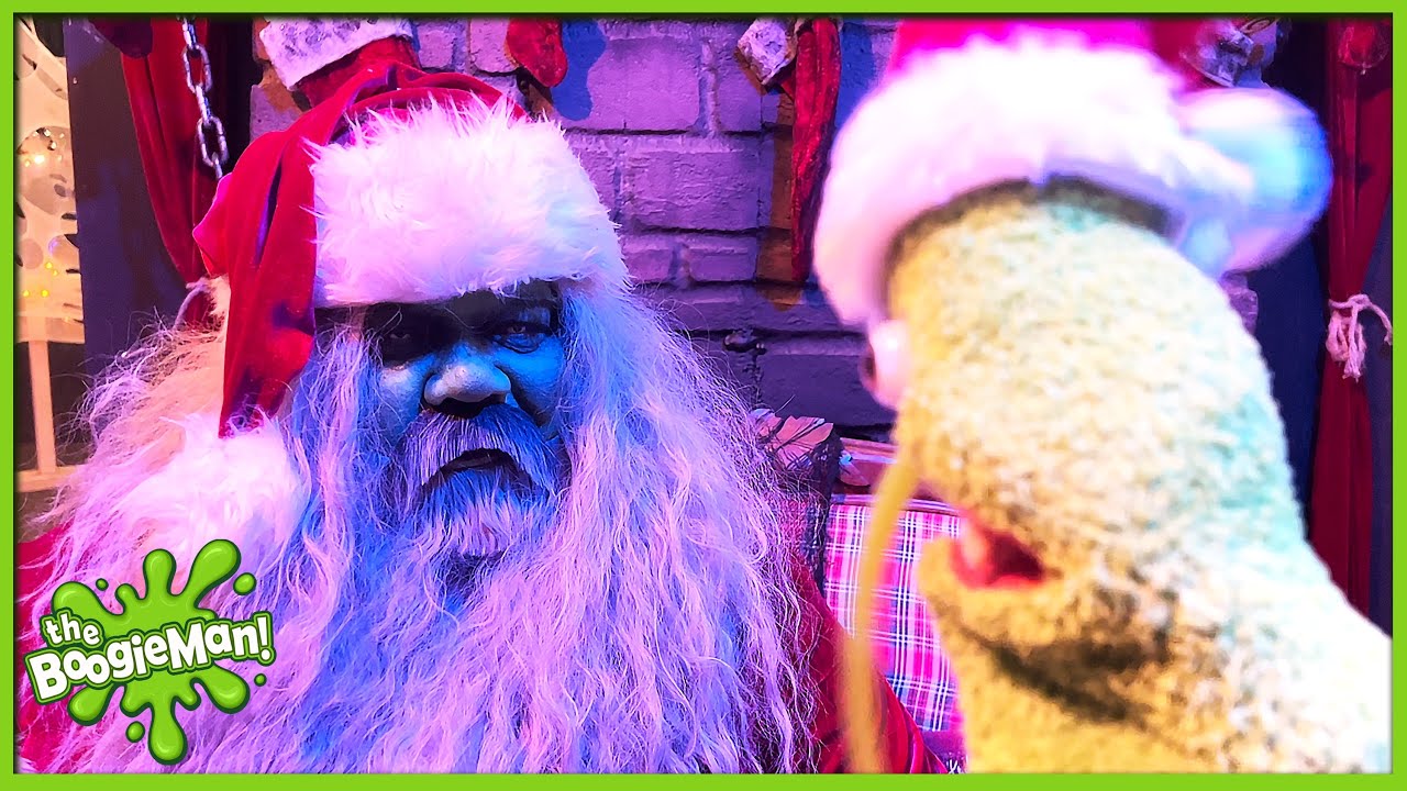 Boogieman Puppet Meets Santa Claus at Creep it Real Festive OC - YouTube