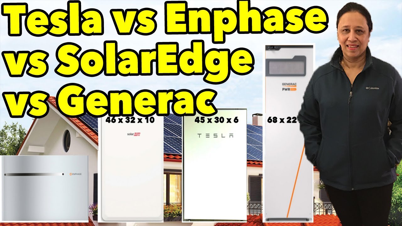 Tesla vs Enphase vs Generac vs SolarEdge Batteries - 2022 - YouTube