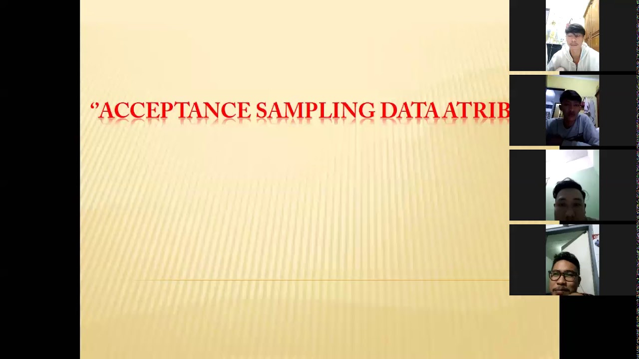 Acceptance sampling data atribut Teknik Industri UNTAG - YouTube