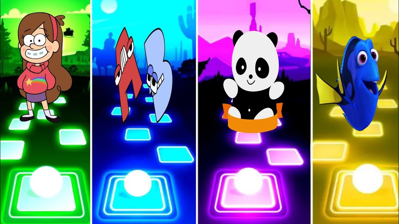 Gravity Falls🆚Alphabet Lore HBD from A to Z🆚Baby Panda BabyBus🆚Finding ...