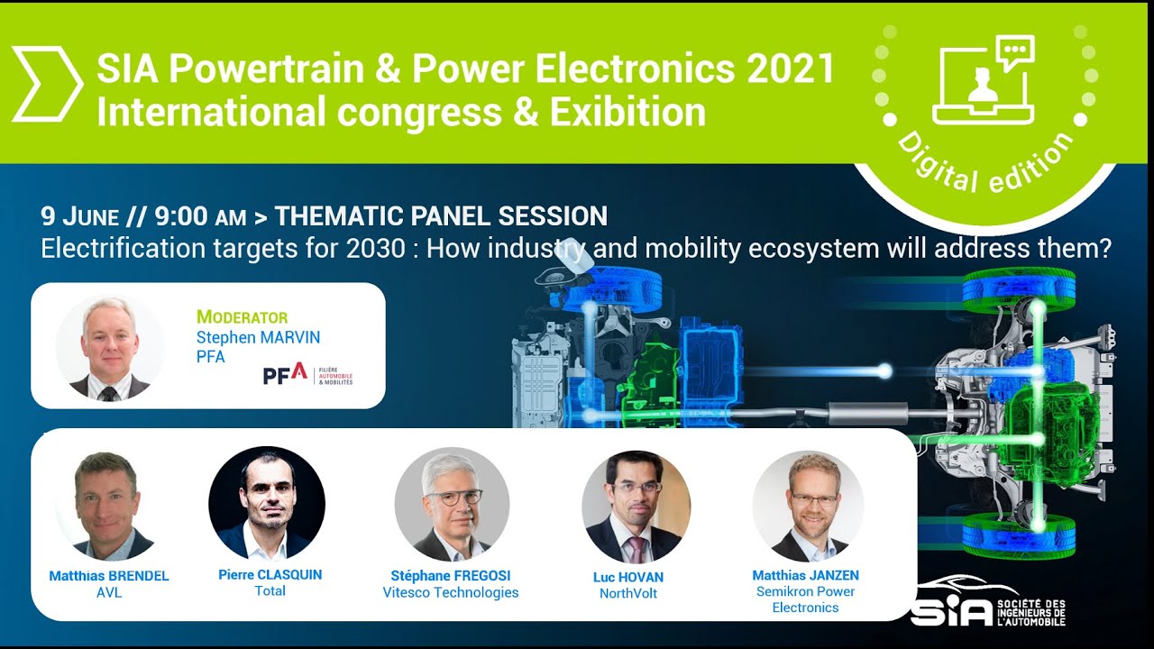 SIA Powertrain & Power Electronics // 2021 - Thematic Panel Session ...