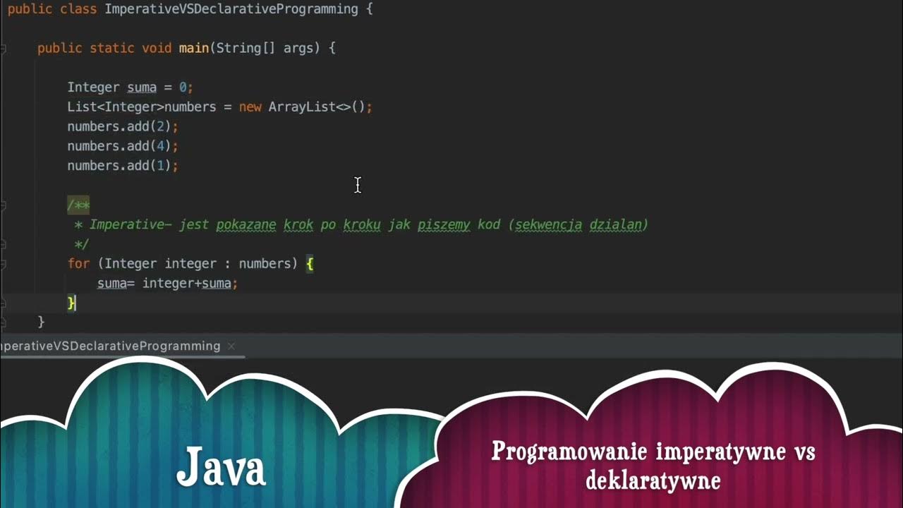 Programowanie deklaratywne vs imperatywne - YouTube