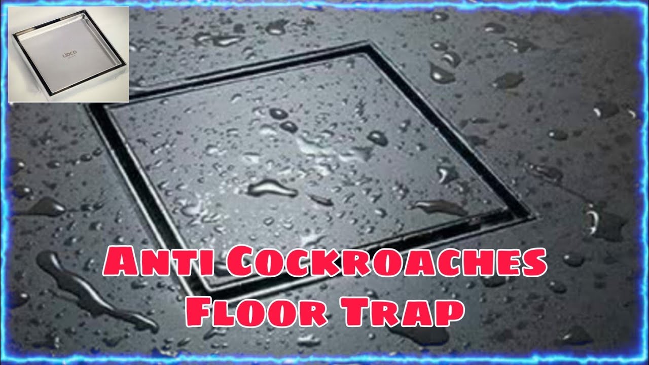 Tile Insert Anti - Cockroaches Floor Trap - YouTube