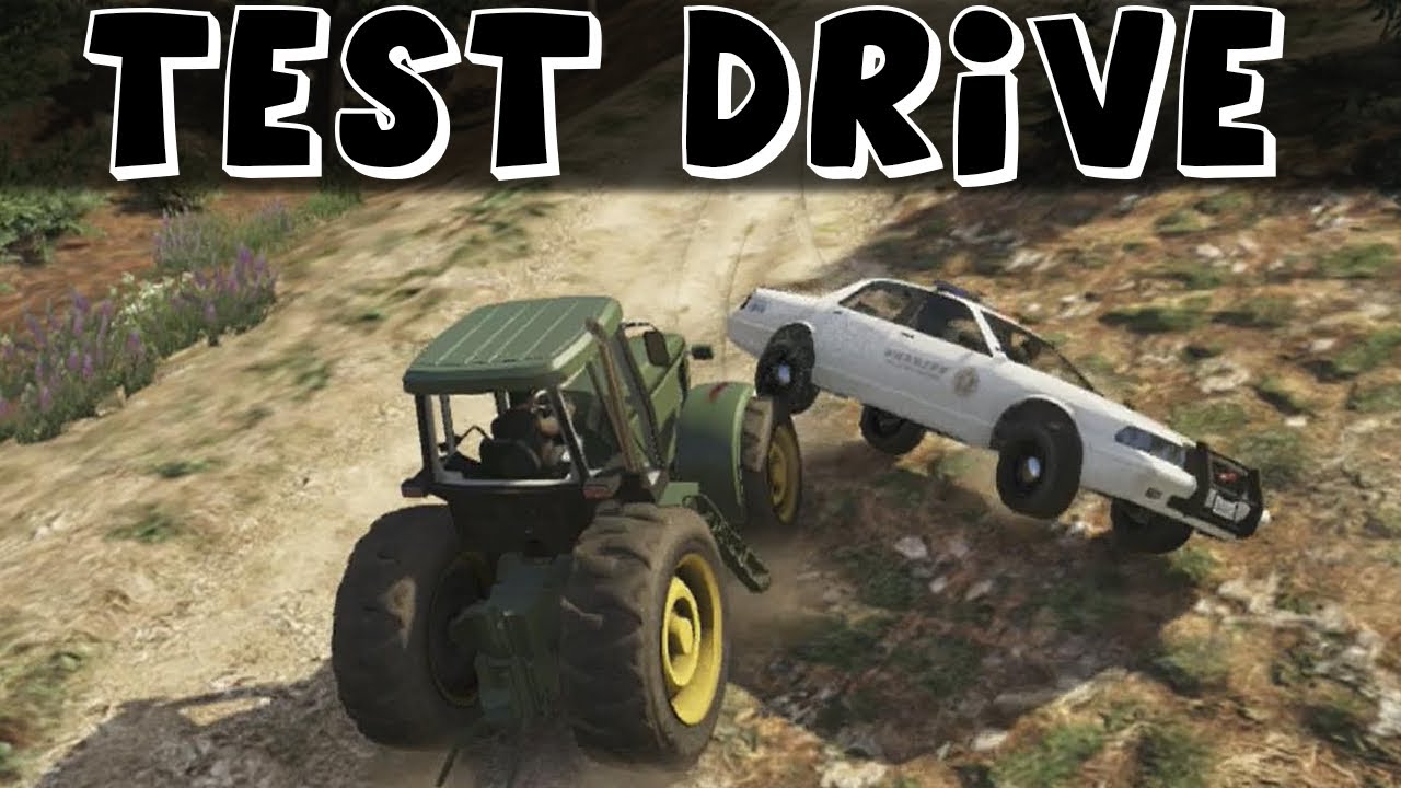 Grand Theft Auto 5 | Farm Tractor Test Drive And Gameplay - YouTube