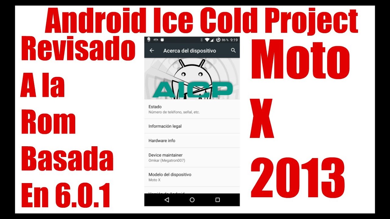 Android Ice Cold Project (AICP) - Basada en CyanogenMod 13 - Android 6. ...