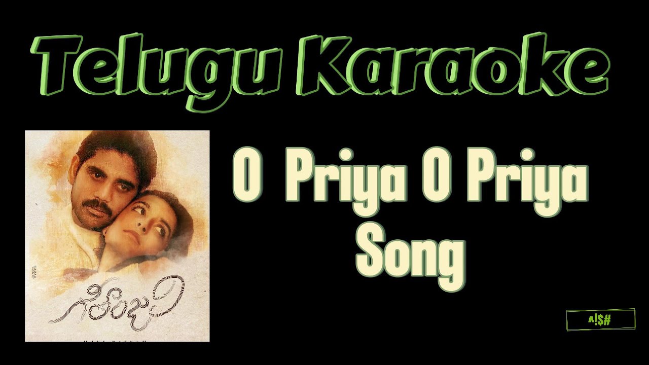 o priya o Priya song telugu Karaoke with English Lyrics | Geethanjali ...