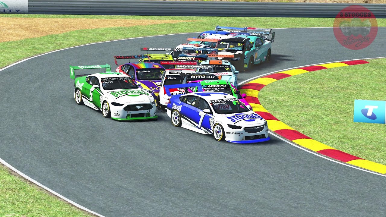 2023 06 17 rfactor 2 mod FVR v8 Supercars Hidden Valley Hot Laps ...
