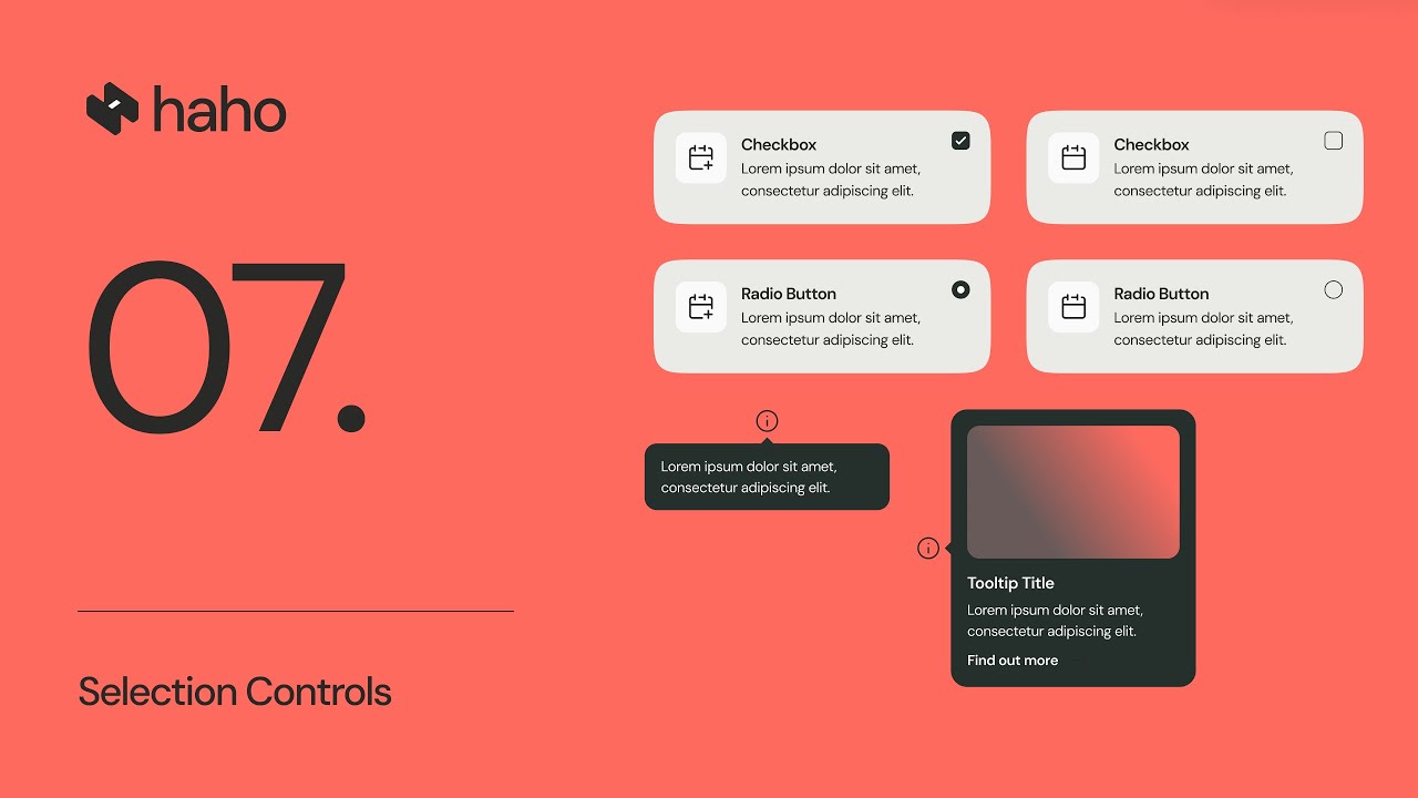 07. HaHo UI Kit - Selection Controls - YouTube