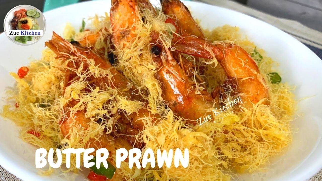 #43 BUTTERED PRAWN | UDANG GORENG BUTTER dengan SARANG TELUR - YouTube