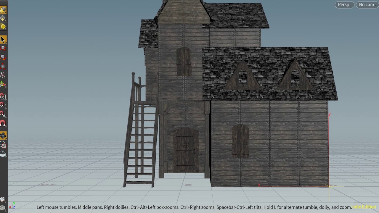 procedural house made in houdini - YouTube