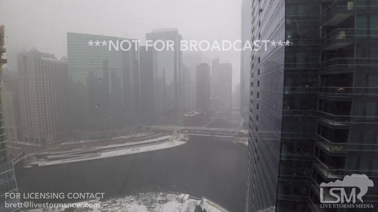 01-12-19 Chicago, IL - Winter Storm Timelapse from downtown- 4k - YouTube