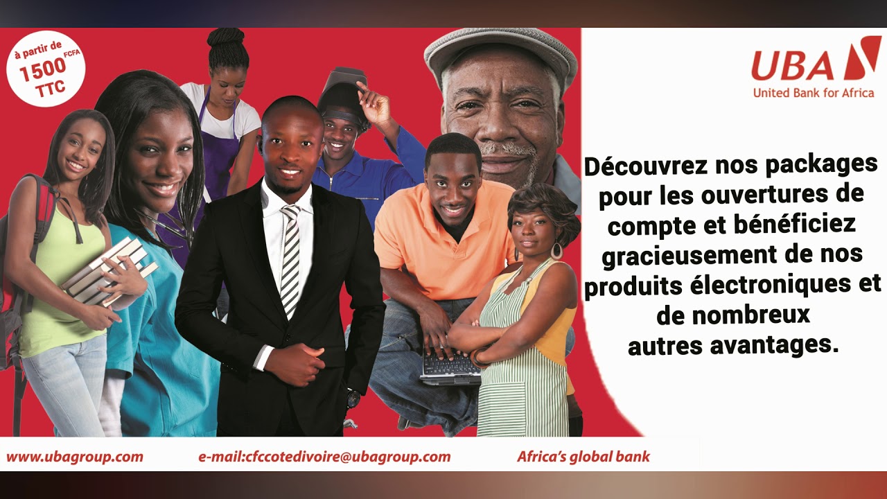 Produits et services de la banque UBA Côte d'Ivoire - YouTube
