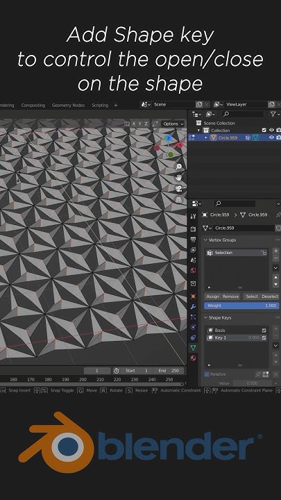 Blender parametric facade #3d #blender #render #3dmodeling - YouTube