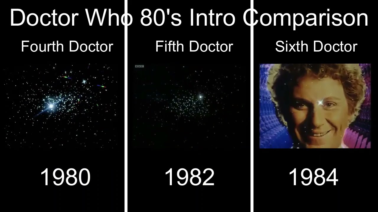 Doctor Who 80s Intro Comparison - YouTube