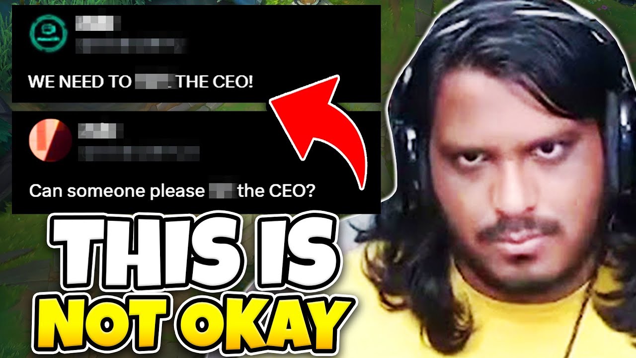 Riot CEO is getting literal D*ath Threats because of this... - YouTube