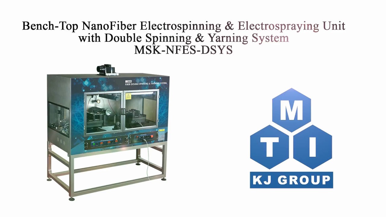 NanoFiber Electrospinning Unit with Double Spinning & Yarning System ...