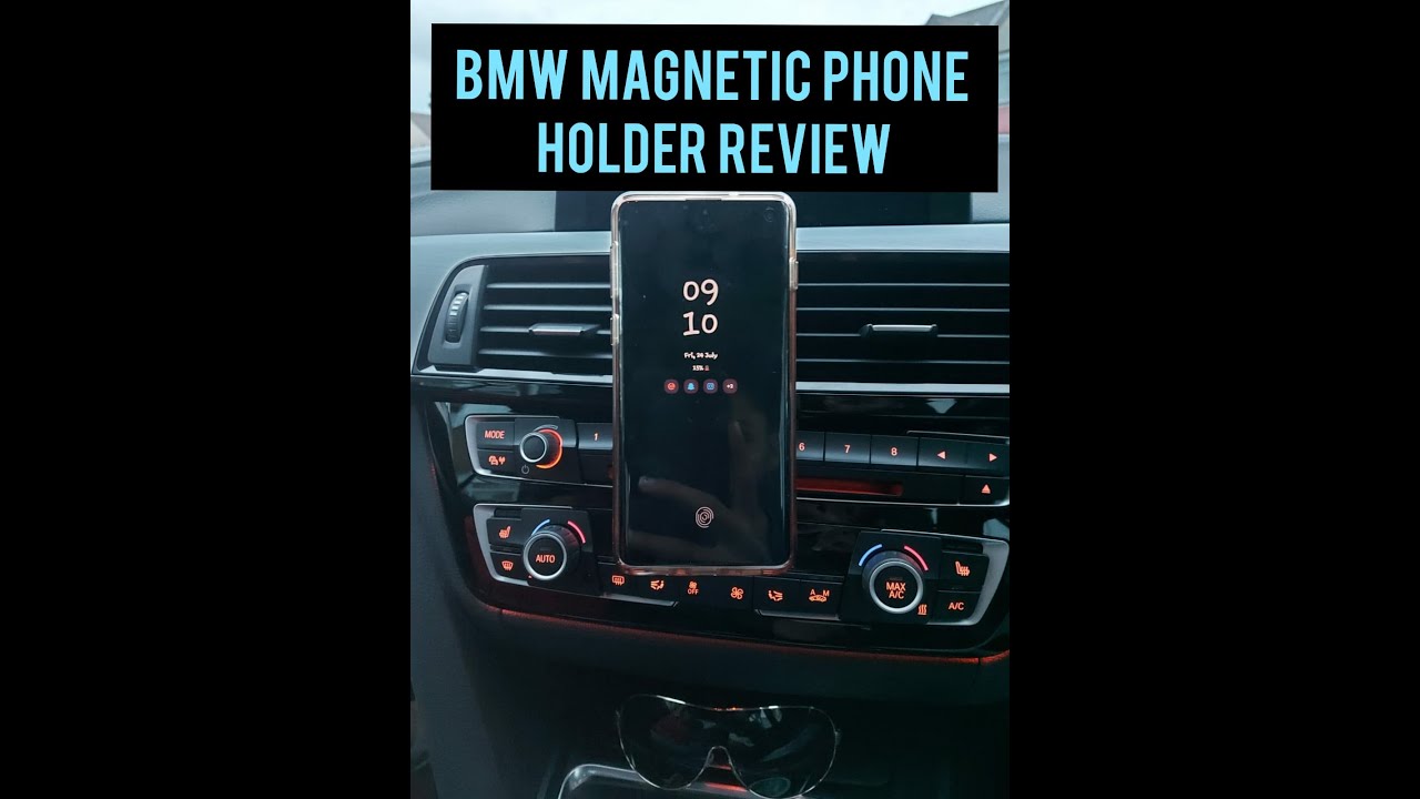 BMW Magnetic Phone Mount Review - YouTube