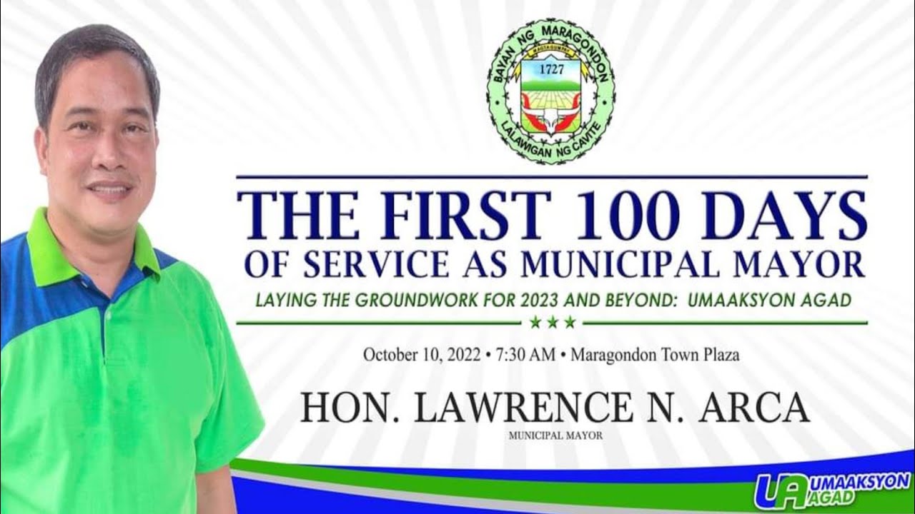 THE FIRST 100 DAYS OF SERVICE AS MUNICIPAL MAYOR - YouTube