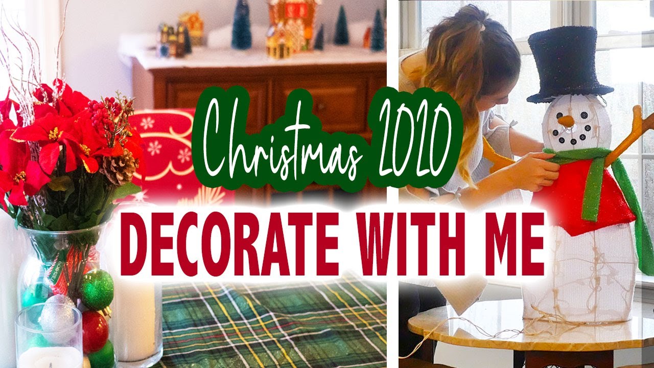 PUTTING UP CHRISTMAS DECORATIONS 2020 PART 1 - YouTube