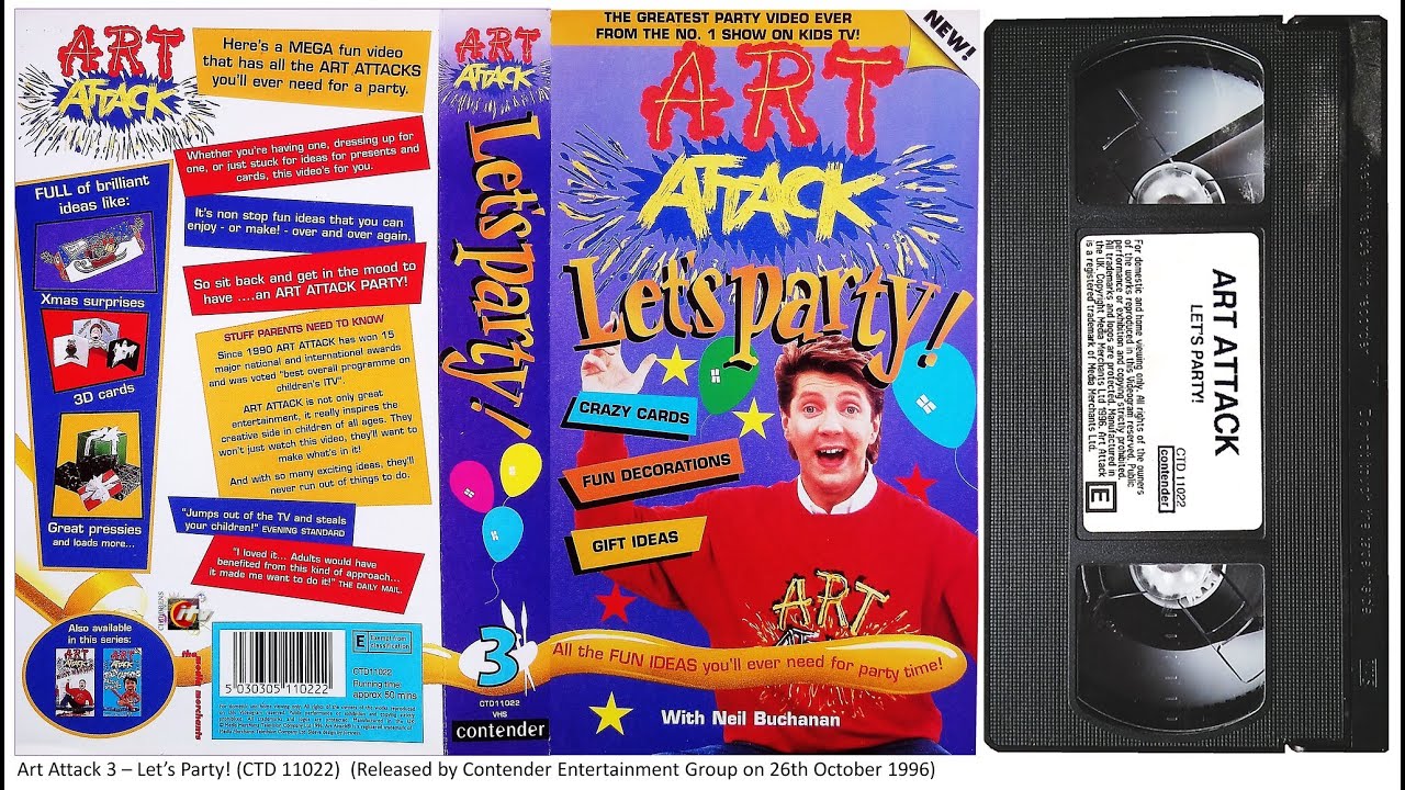 Art Attack 3 - Let's Party! [UK VHS] (1996) - YouTube