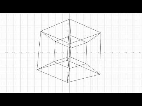 4d hypercube rotation in Desmos! #shorts - YouTube
