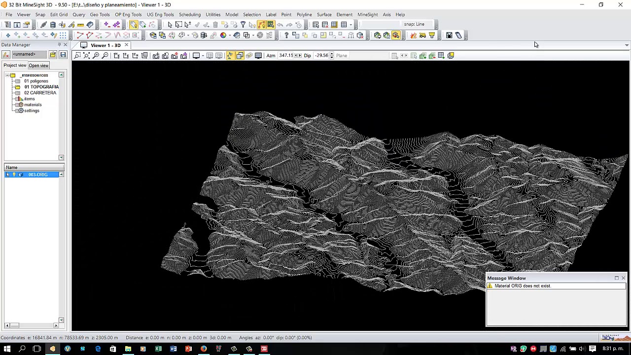Tutorial Minesight carreterras basico - YouTube