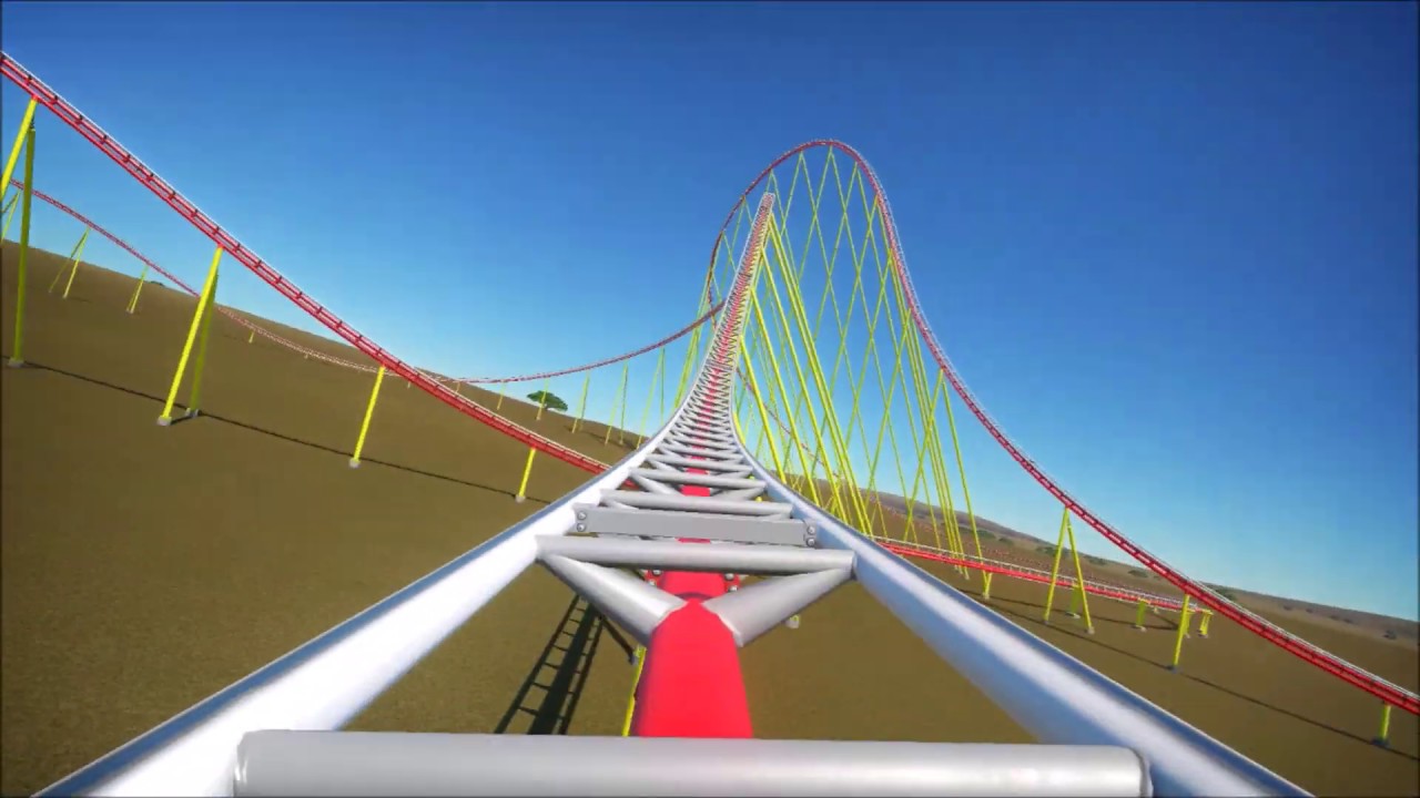 Planet Coaster - Into the Wind - Intamin Strata Coaster - YouTube