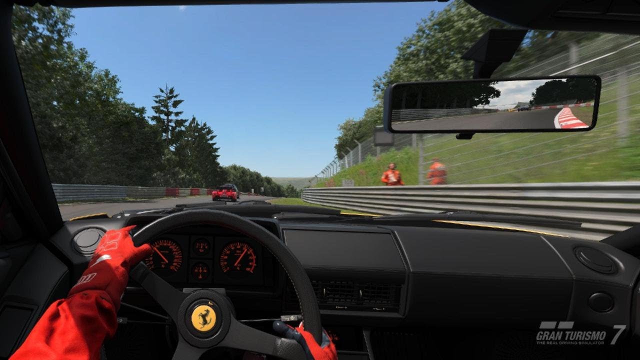 Gran Turismo 7 PS5 4K HDR gameplay Logitech Ferrari - YouTube