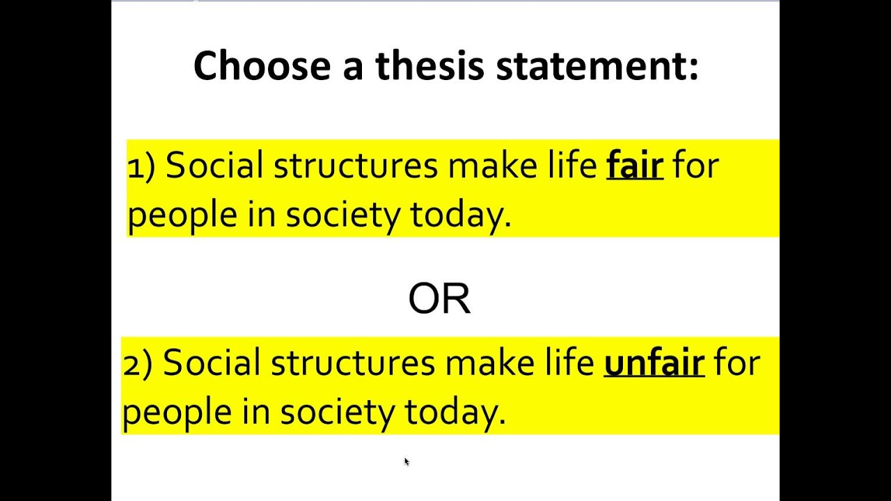 Performance Task: Outline/Introductory Paragraph - YouTube