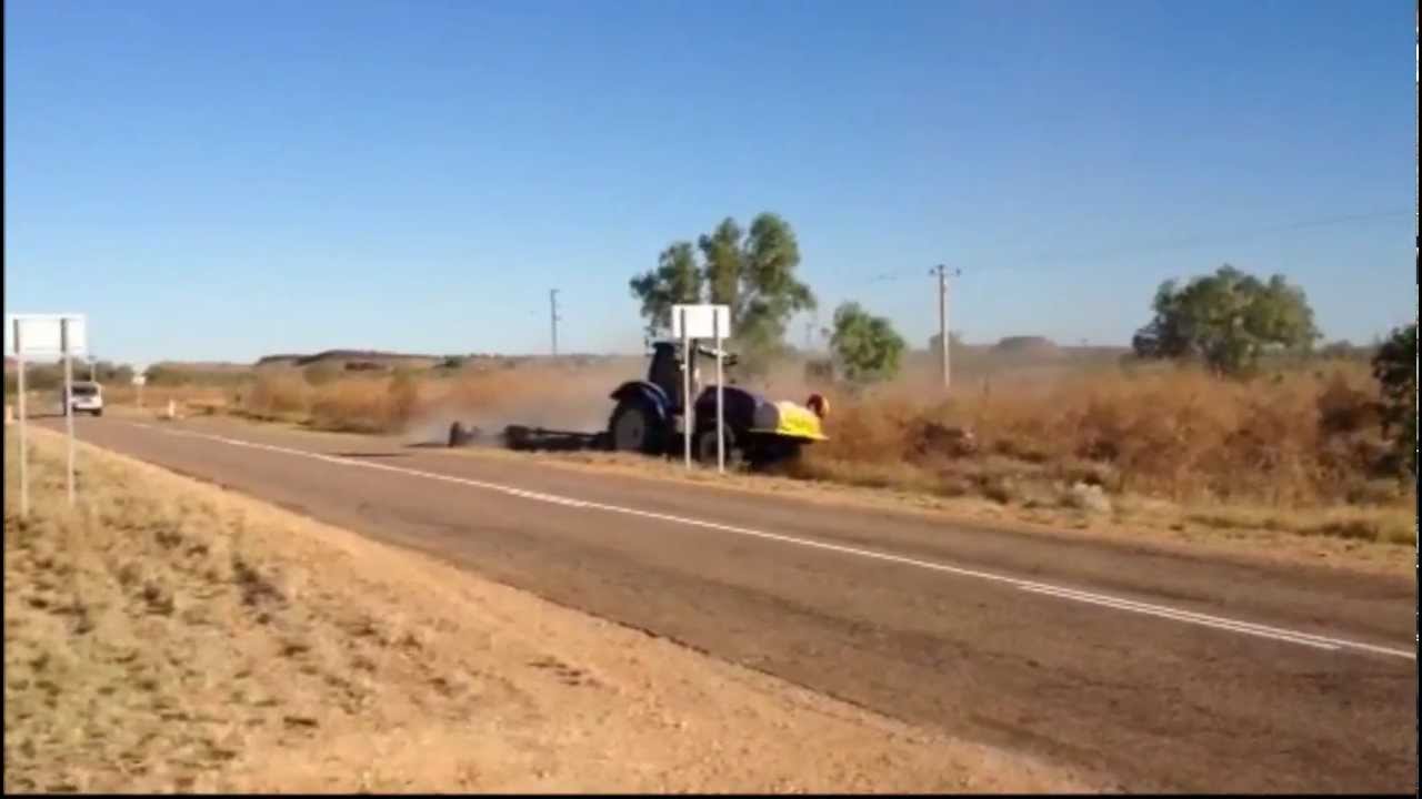 road verge slashing.wmv - YouTube